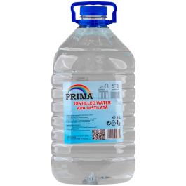 Apa distilata PRIMA, 99.98% puritate, 5L - Vetro.ro